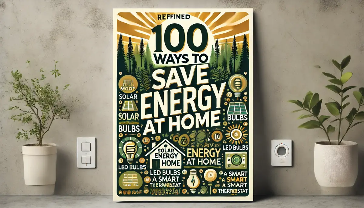 100 Ways to Save Energy at Home - Greenizc